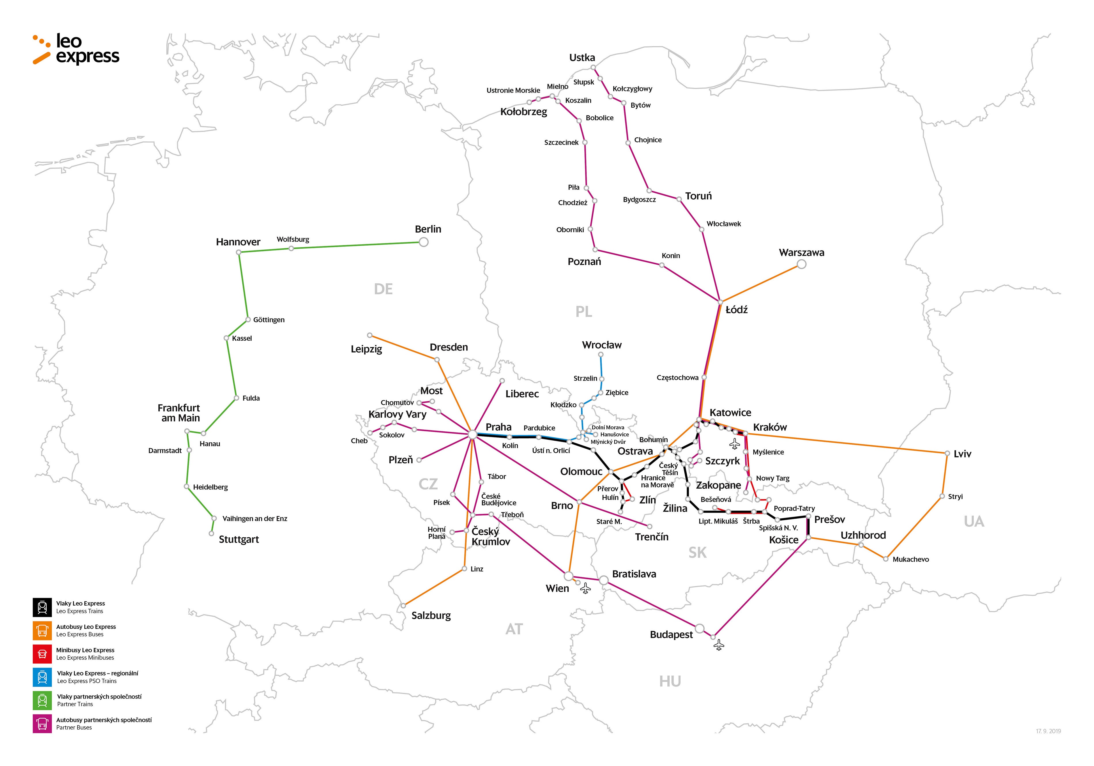 Pro média - Leo Express